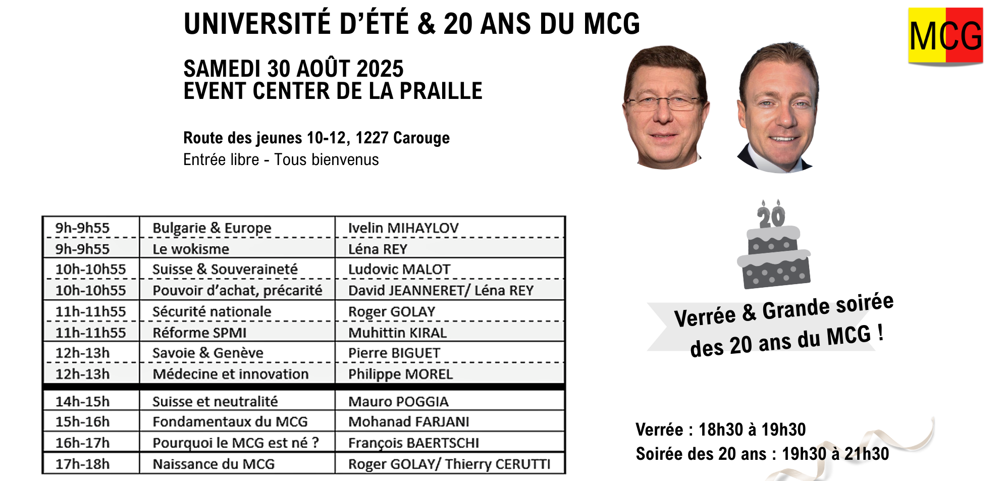 MCGE – Mouvement Citoyen Genevois